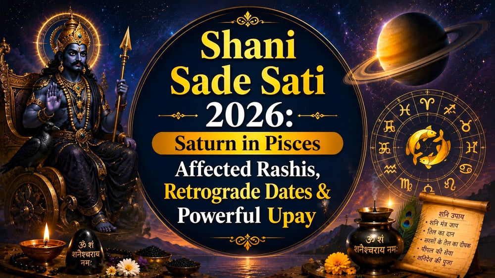 Shani Sade Sati 2026: Affected Rashis & Powerful Upay – Astrovibrance